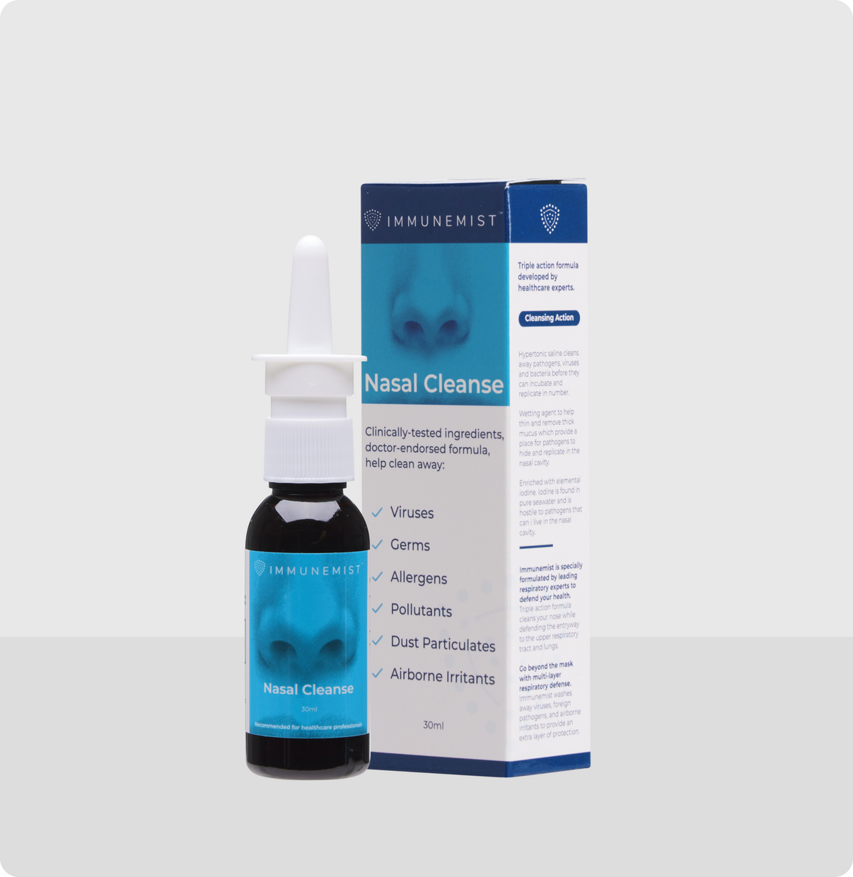 ImmuneMist™ Nasal Cleanse | 250 Metered Sprays | Wash Your Nose